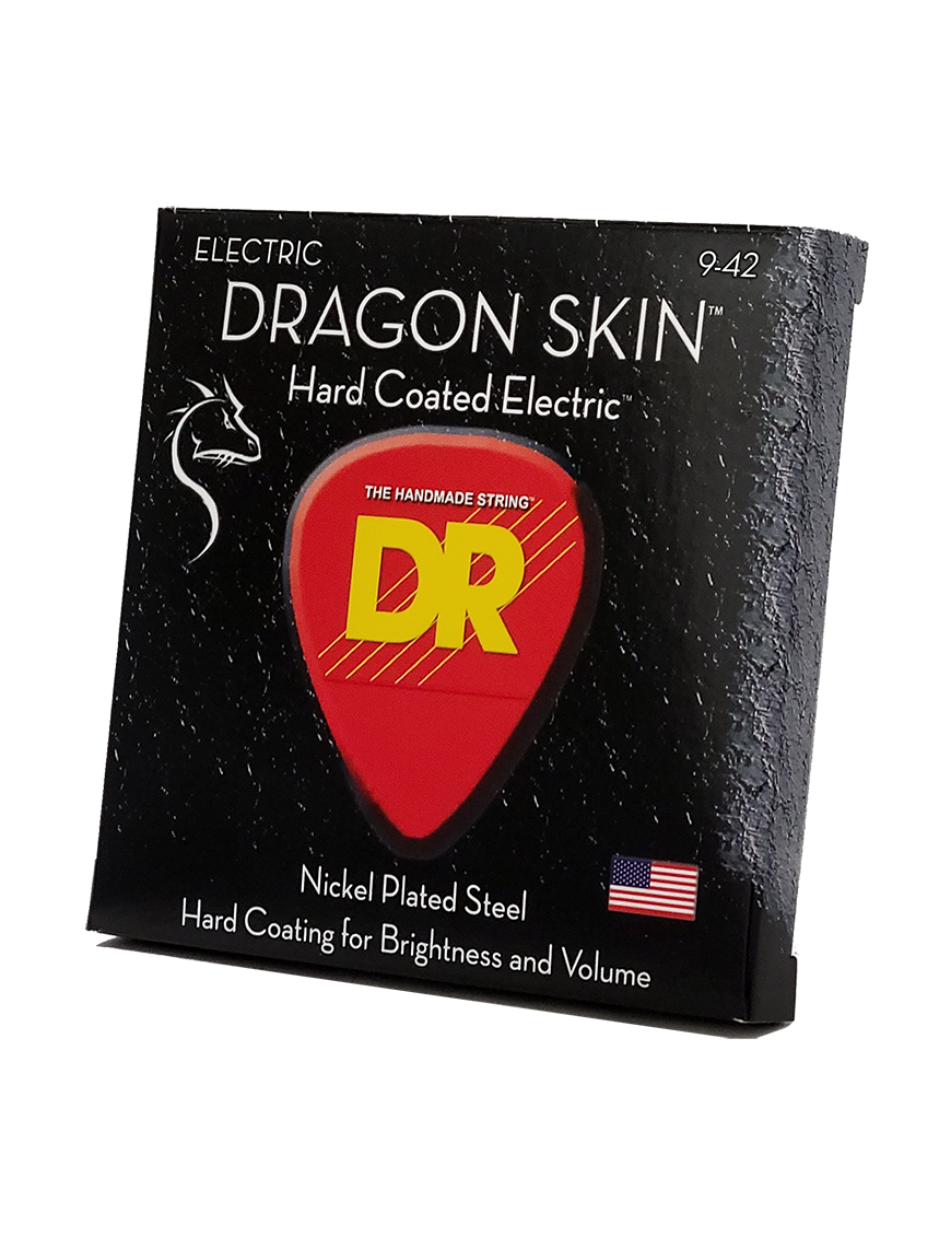 DR Cuerdas Guitarra Eléctrica 6D RAGON SKIN™ 9-42 Recubierta