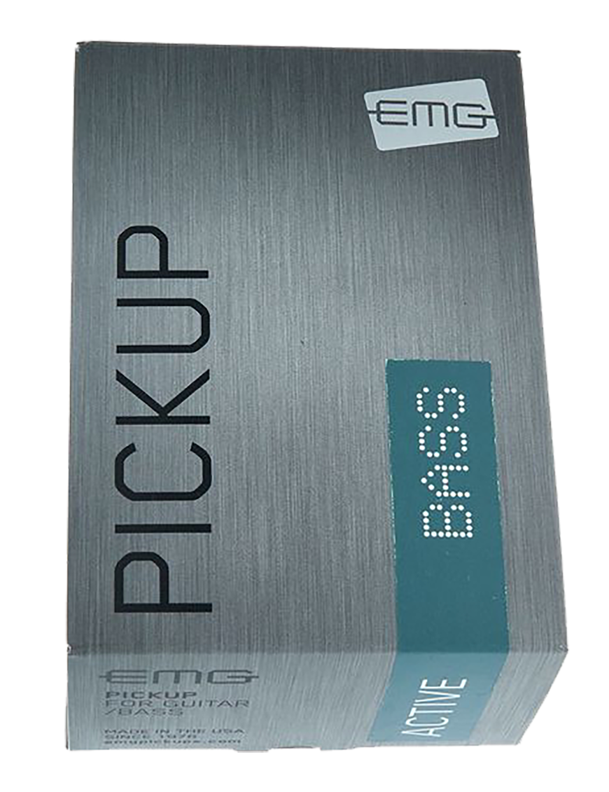 EMG® 35DC Cápsulas Bajo 4 Cuerdas Activa Soapbar Kit de Montaje Black