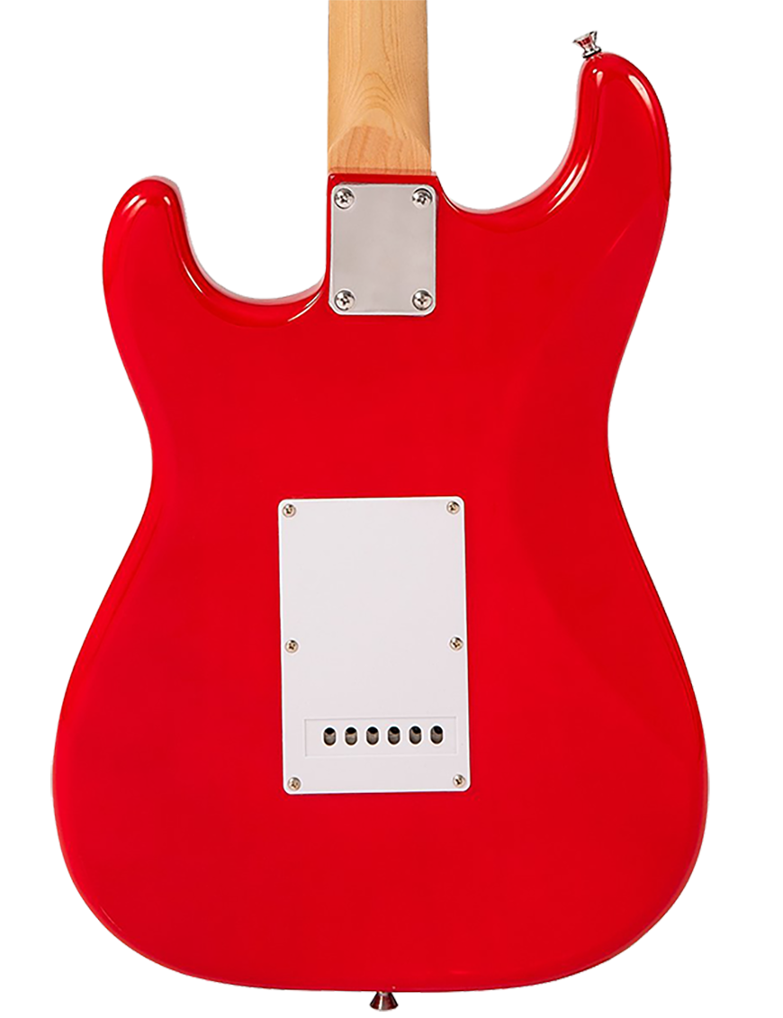 Encore® E6 Guitarra Eléctrica Strat® Vibrato Color: Gloss Red